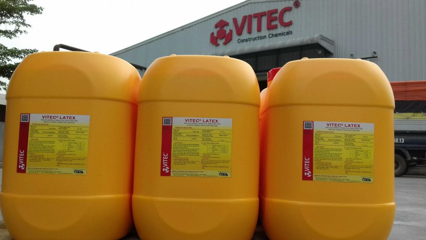 Phụ gia cho vữa trát Vitec Latex | Sika Khang Hân - Sika Thanh Hóa